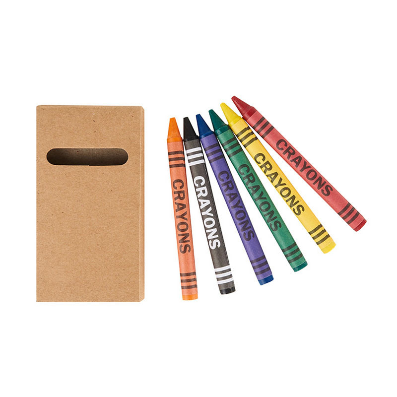 Set De Crayones X6 Unidades Tipo Kaki
